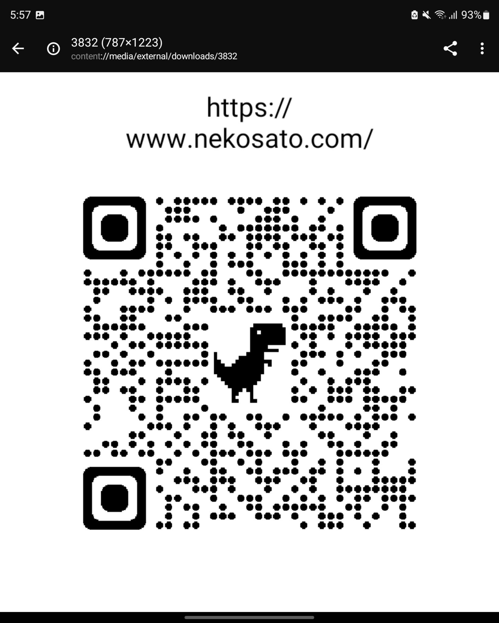 Chromeブラウザでurlをqrコードを作成方法とダウンロードする方法(iphone、android、pc版で可能) Nekosatolog